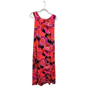 Marjorie Hamilton | Dresses | Vintage 96s70s Psychedelic Maxi Dress ...